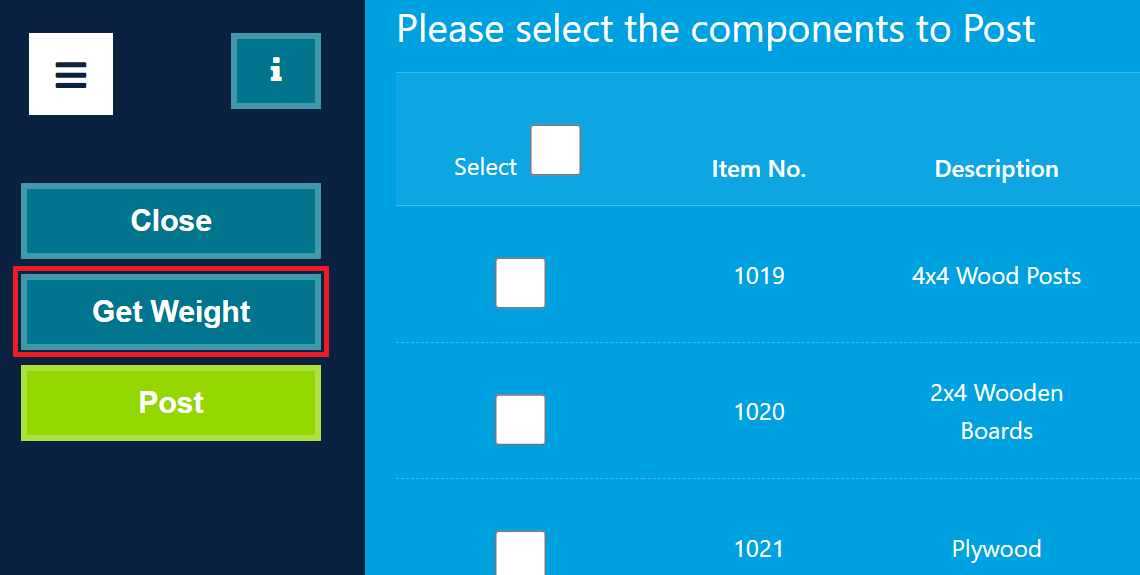 Clever Dynamics - Weigh Scale Consumption
